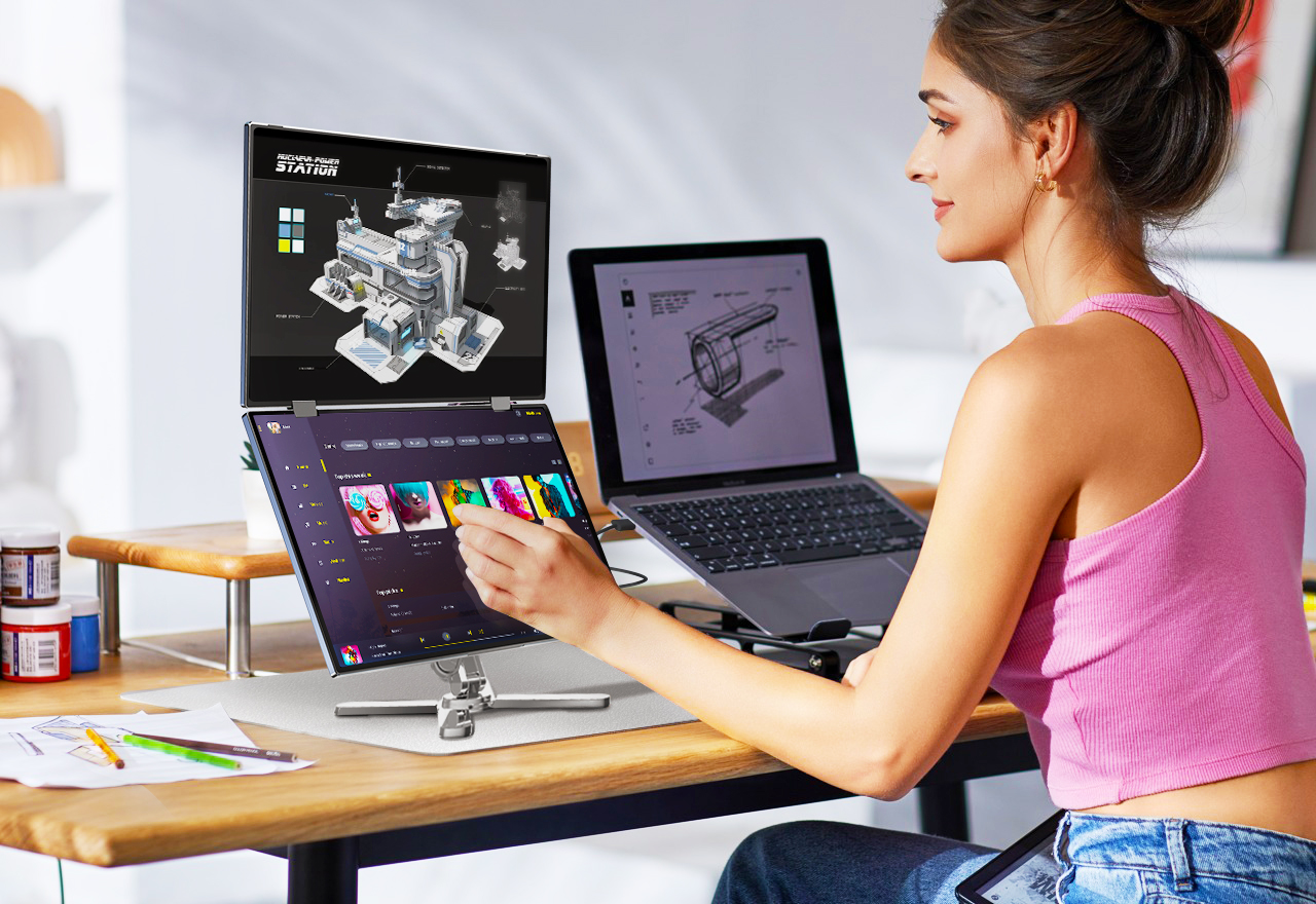 YUBWVO DualViews: The Most Flexible Dual Monitors - YUBWVO